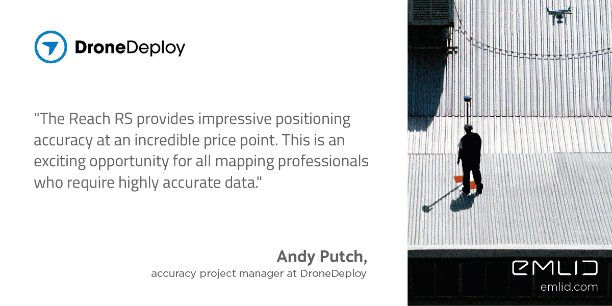 Placing GCPs with Reach RS to process accurate maps in DroneDeploy - Emlid