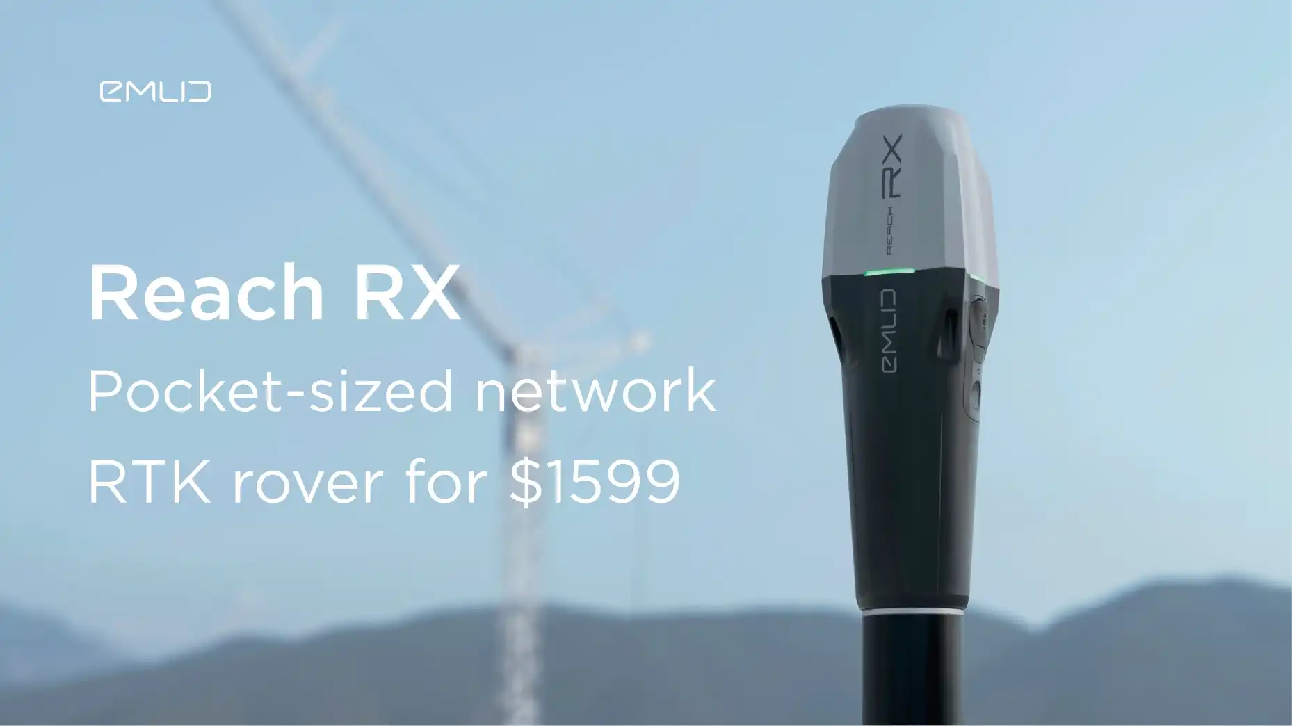 Pocket-Sized Emlid Reach RX RTK GNSS Receiver | $1599 | Emlid