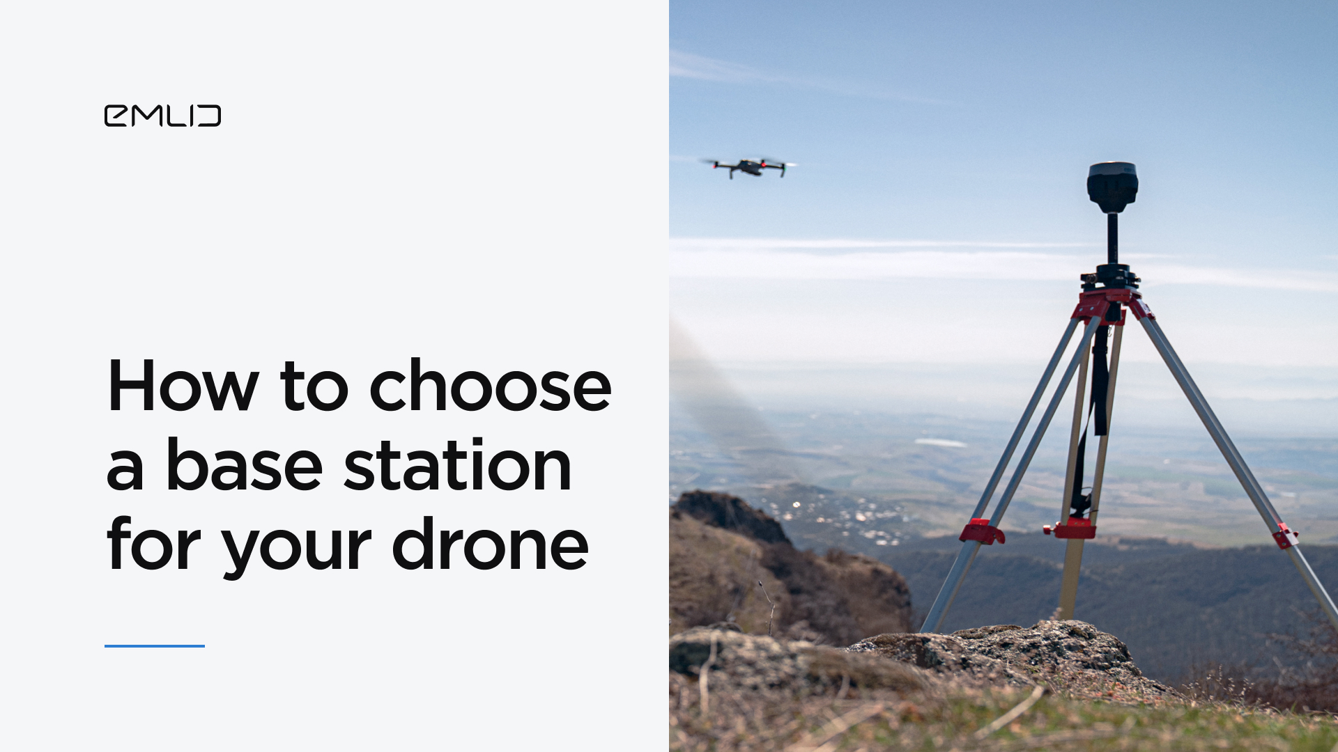 How to choose a base station for drone surveys